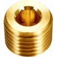 BDKWID-Brass Hex Counter Sunk Plug 1/4" NPT Male Pipe Fitting Set ...