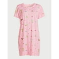 Joyspun Women's Short Sleeve Sleepshirt, Sizes S to 3X - Walmart.com