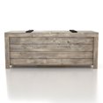 Furniture of America Scandi Wood Hidden Storage Bench in Weathered Oak ...