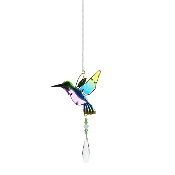 Hummingbird/Dragonfly/Butterfly Hanging Crystal Ornament for Home ...