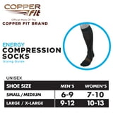 Copper Fit Knee High Energy Compression Socks S/M – 1 Pair - Walmart.com