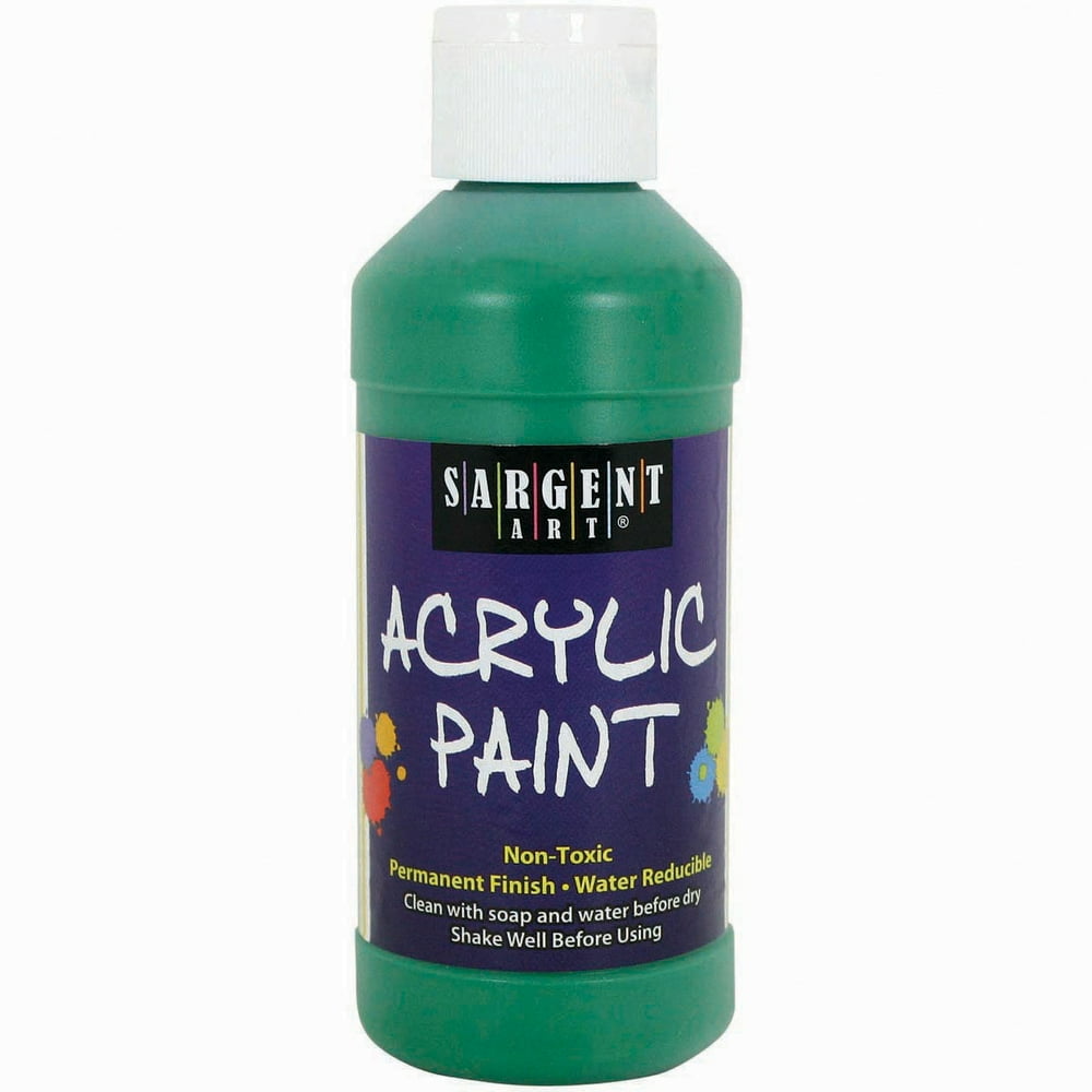 Acrylic Paint 8oz-Spectral Green - Walmart.com - Walmart.com