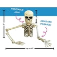 Skeleton Grave Ground Breaker Halloween Prop Yard Posable Haunted House ...
