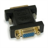 DVI-I Male (Analog) to VGA (15 Pin) Female Adapter, Gold Plated ...