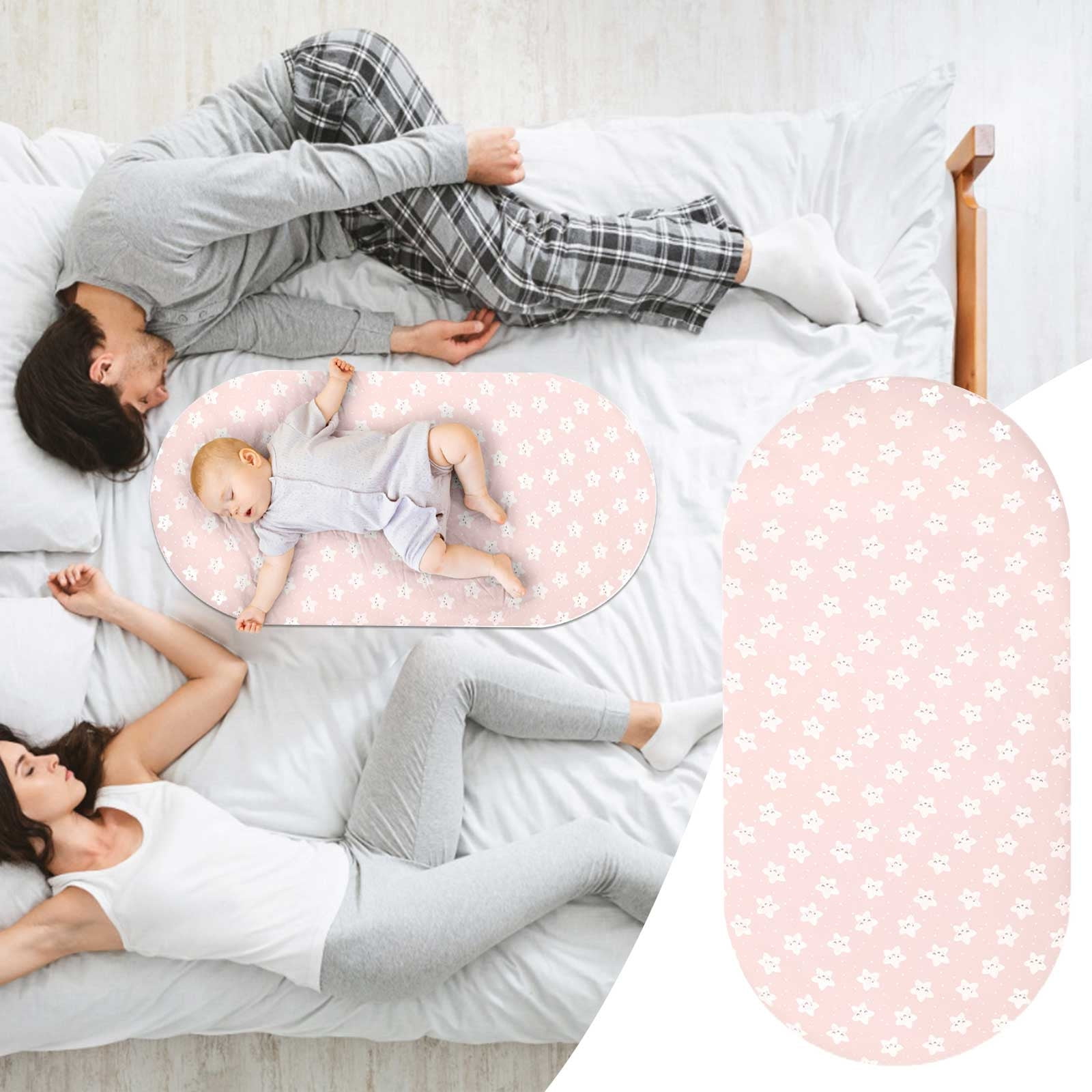Click here for Chmadoxn Baby Simulation Silk Printed Bed Sheet Ba... prices