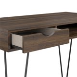 Novogratz Concord Computer Desk with Storage, Walnut - Walmart.com
