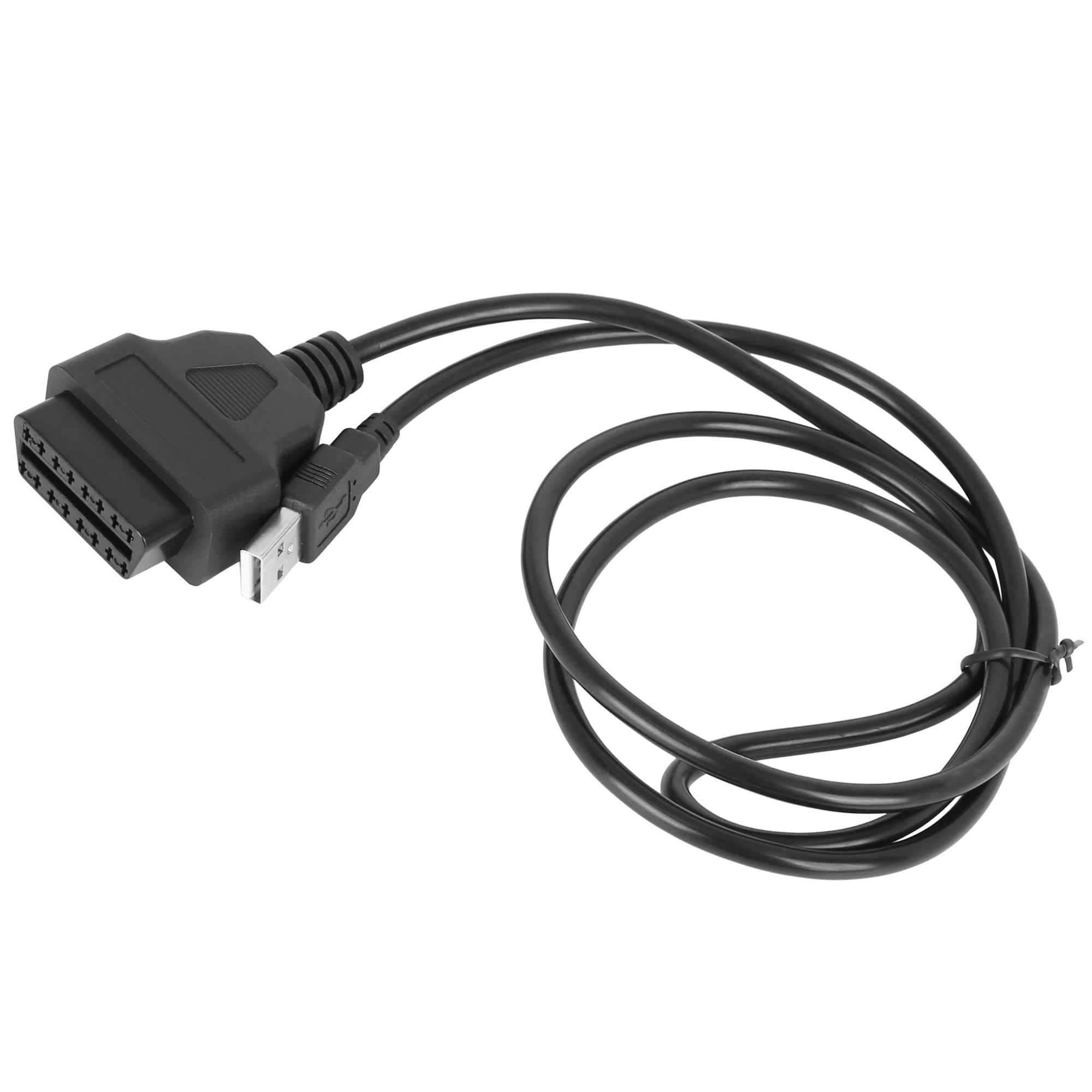 Car Auto 16 Pins OBD2 Extension Cable To USB Female Port Charging Car Auto 16 Pins OBD2 Extension Cable To USB Female Port Charging