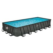 Funsicle 14ft Round Oasis Above Ground Pool with SkimmerPlus Filter ...