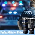 40 Oz Police Tumbler with Handle and Straw, Stainless Steel Insulated ...