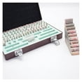 38Pcs Set, 1 Grade 0 Grade Inspection Block Gauge, Test Caliper Blocks ...