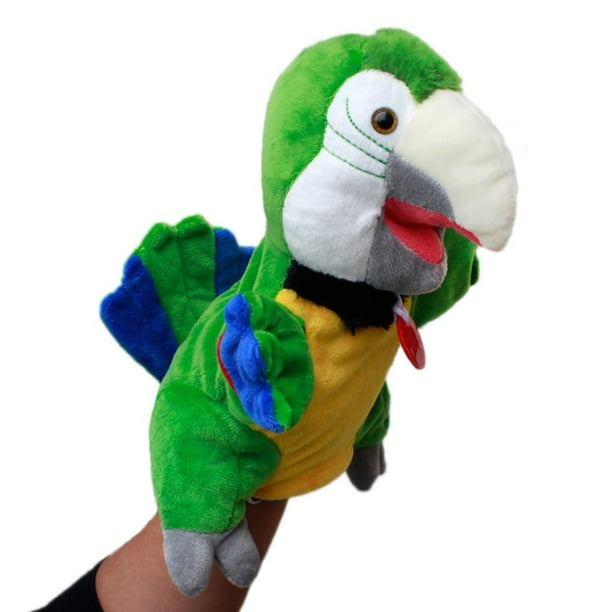 QualitChoice Children's Cartoon Parrot Hand Puppets Cartoon Bird Animal ...