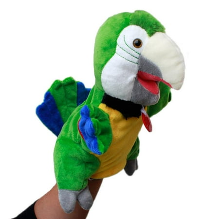 QualitChoice Children's Cartoon Parrot Hand Puppets Cartoon Bird Animal ...