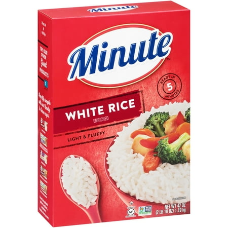 Minute White Instant Enriched Long Grain Rice 42 Oz Box - Walmart.com