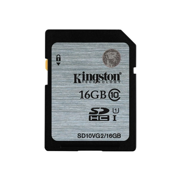 Kingston - Flash memory card - 16 GB - UHS Class 1 / Class10 - SDHC UHS ... Kingston - Flash memory card - 16 GB - UHS Class 1 / Class10 - SDHC UHS ...