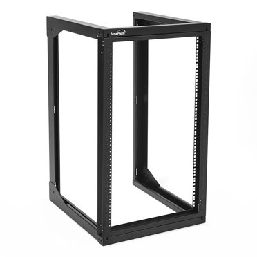 NavePoint 18U Server Rack with Swing Gate - 18U Wall Mount Rack for 19 ...