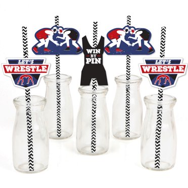 Big Dot of Happiness Fired Up Fire Truck - Paper Straw Decor ...