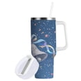 40 oz Stainless Steel Tumbler Vacuum Insulated Leak Proof Stainless ...
