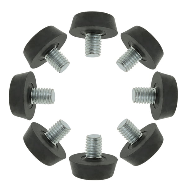 M8 x 10 x 22mm Furniture Glide Leveling Feet for Table Desk Cabinet Leg ...