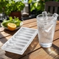 10-Compartment Long Strip Silicone Ice Tray, Flexible Food-Grade ...