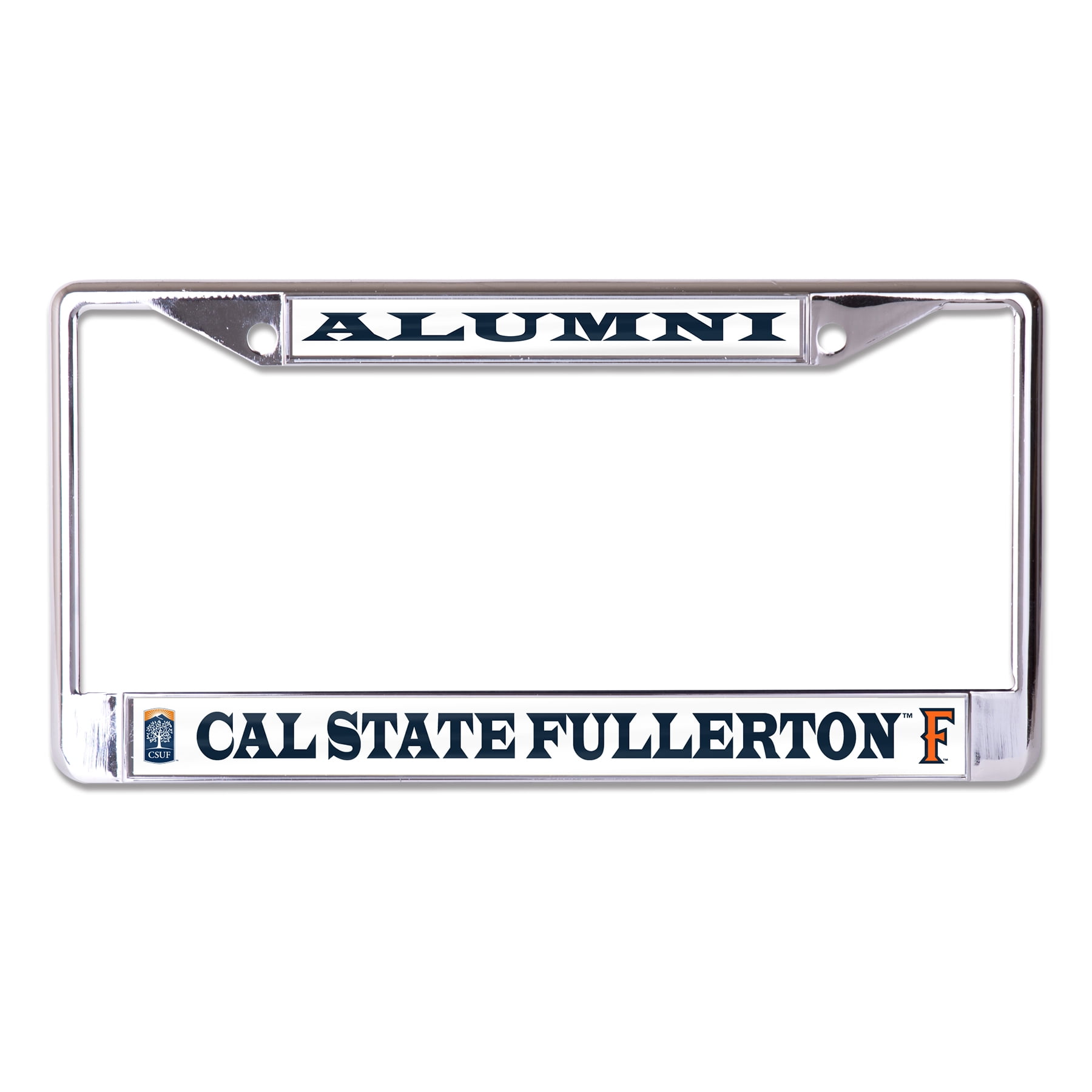 Cal State Fullerton Alumni Chrome License Plate Frame - Walmart.com