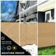 Boen Privacy Fence Netting Wheat/Beige 6' x 50', w/ Reinforced Grommets ...