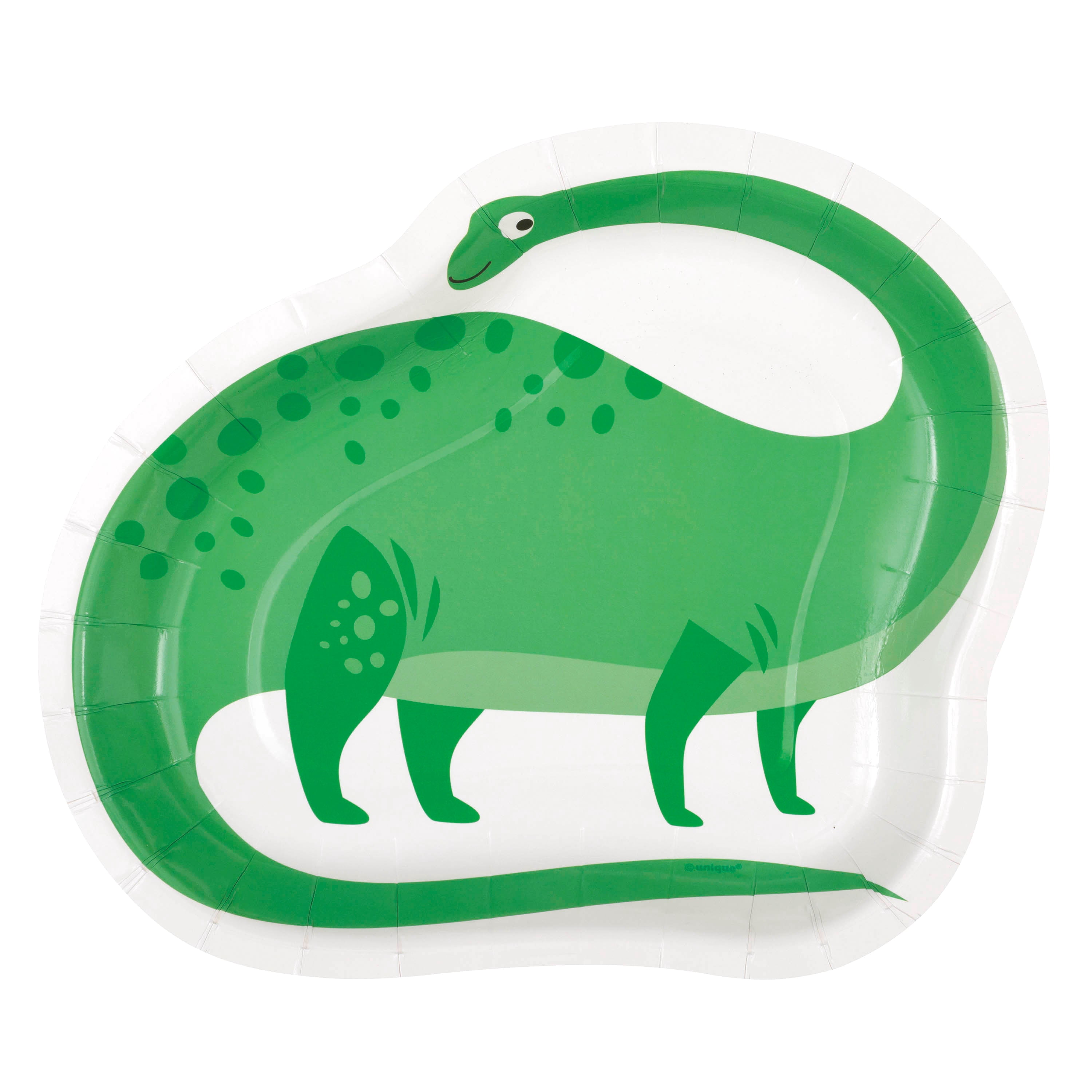 Blue & Green Dinosaur Shaped 8.25" Plates, 8ct - Walmart.com