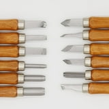ROX Wood Mini Wood Carving Knife Set - 12 Piece in a PVC Box (Carving ...