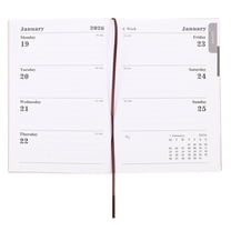 ELAYARD 2026 Weekly Planner Notebook for Students, Black Cover, Cute ...