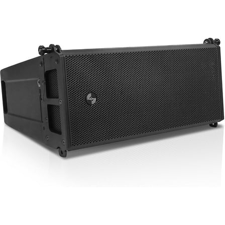 Sound Town CARME Series 8" 350W 2-Way Professional PA DJ Speaker, White with Compression Driver ...