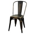 Metropolis Stackable Metal Side Chair (Set of 4), Multiple Colors ...