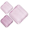 Fairnull 3Pcs False Nails Storage Box with Lid Transparent Plastic ...
