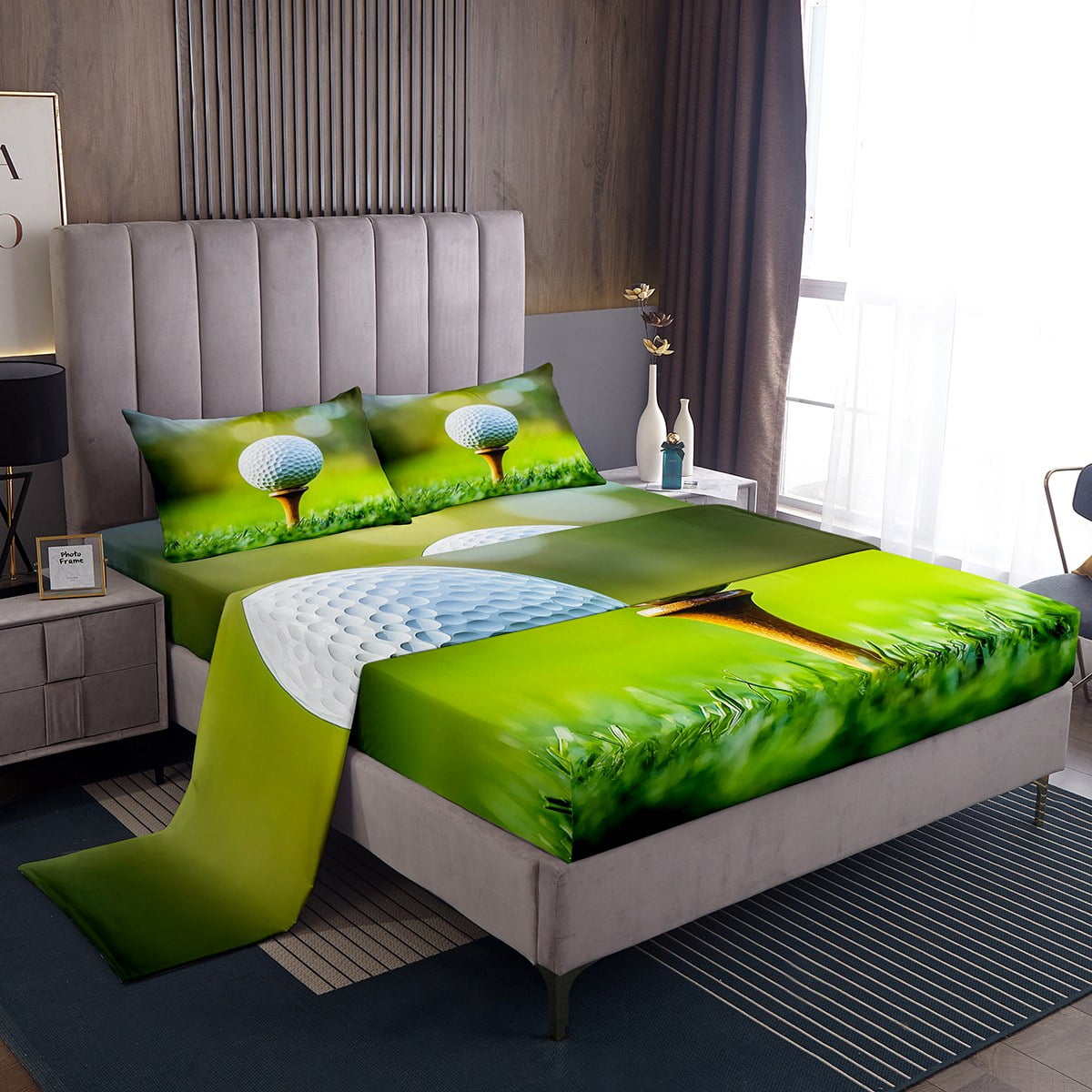 Click here for Erosebridal White Golf Bed Sheets King sport Theme... prices