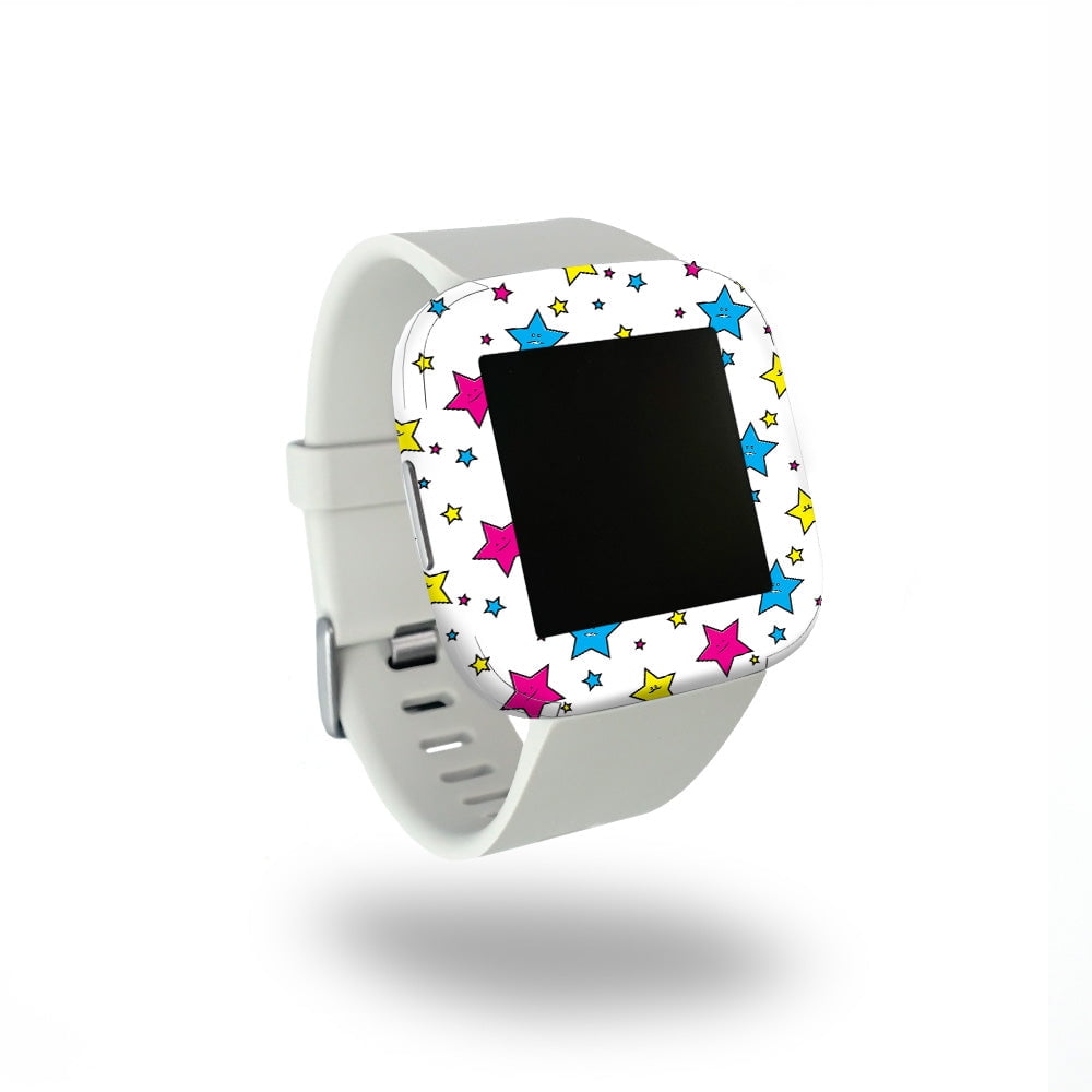 Skin Decal Wrap Compatible With Fitbit Versa 2 Sticker Design Smiley ...