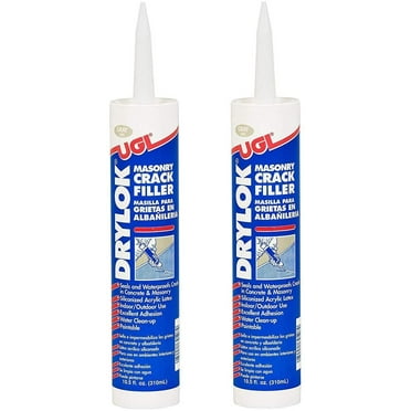 Akonaflex Self-Leveling Concrete Repair - Crack Filler Caulk, Gray ...