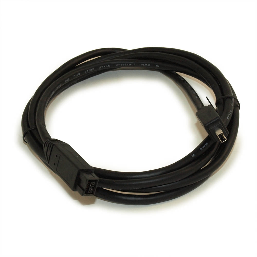 6ft, 9 Pin to 4 Pin Firewire-800/400 Bilingual Cable - Walmart.com