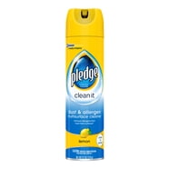 Pledge Lemon Clean Multipurpose Aerosol Spray, Original Furniture ...