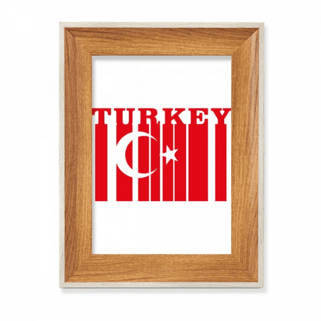 Flag Country Letter Turkey Desktop Wooden Photo Frame Display Picture ...