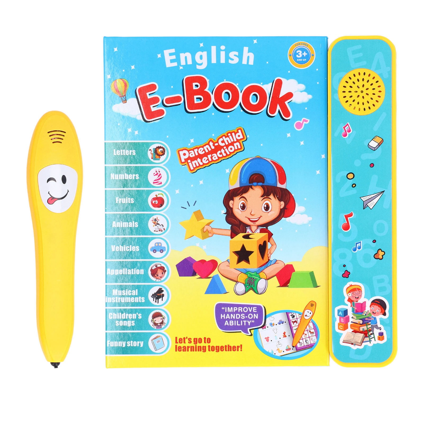 Libro Parlante De Aprendizaje Electrónico, Libro Interactivo De Sonidos ...