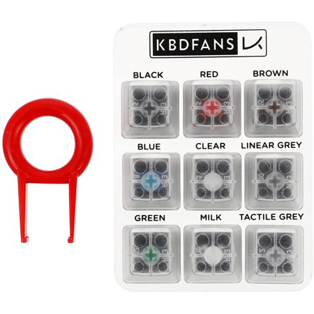 Mechanical Keyboard Testing Tool 9 Keys Switch Tester with Acrylic Base ...