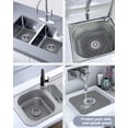 2 Pack Gray Silicone Sink Protector Trellis Pattern 12 x 11 Inch ...