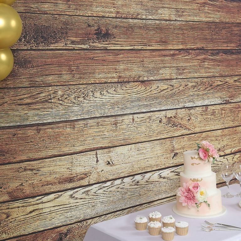 Rustic Wood Panel Background