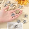 10Pcs Zinc Alloy Lapel Pin Backs for Backpack Clothes Bee Silver 27 ...