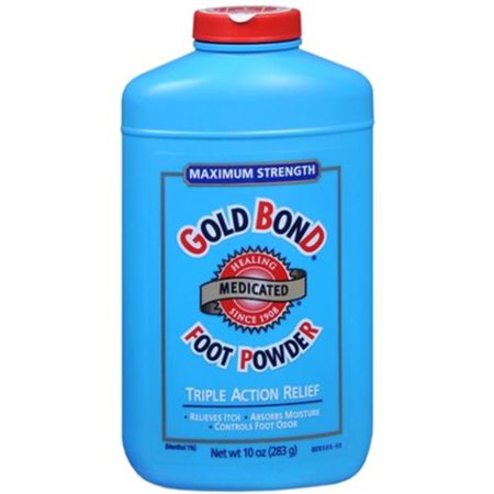Gold Bond Foot Powder Medicated Maximum Strength 10 oz (Pack of 2 ...