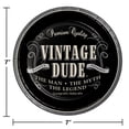 Party Central Vintage Dude Paper Luncheon Party Plates - 7" - Club Pack ...