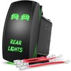 Nilight Interior Light Rocker Switch LED Light Bar 5Pin Laser On/Off ...