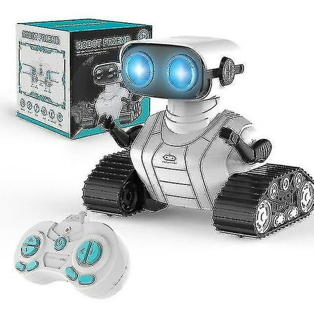 Allcele Rc Robot Toys Rechargeable Kids Rc Robots For Girls Boys Remote Control Toy With Led ...