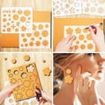 2Pcs 2 Style Acrylic Earring Handwork Template Card Leather Cutting ...