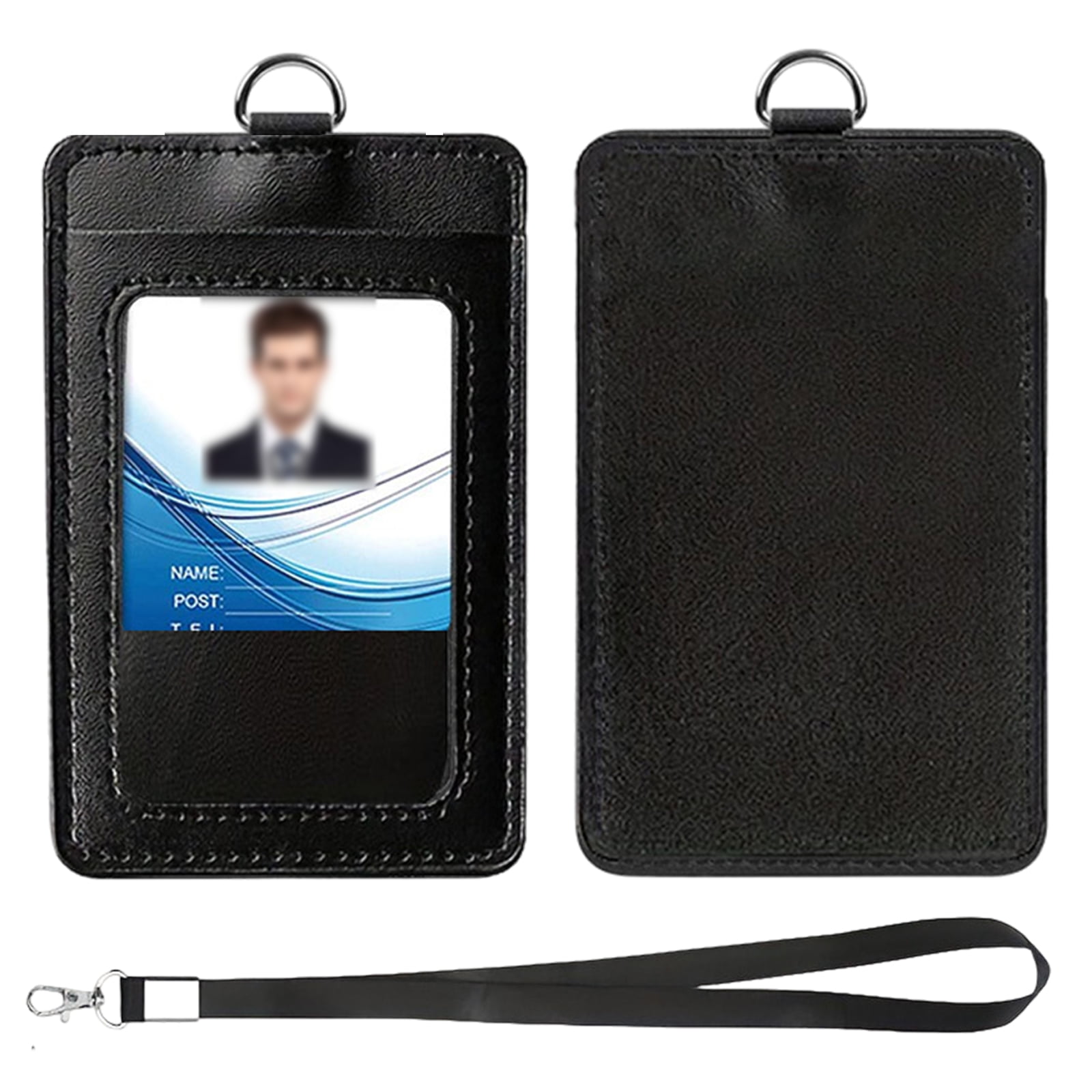 Click here for Dutchman Black Pu Leather Card Holder And Bus Trav... prices