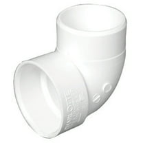 Charlotte Pipe Schedule 40 4 in. Hub x 4 in. Dia. Hub PVC Sanitary Tee - Walmart.com