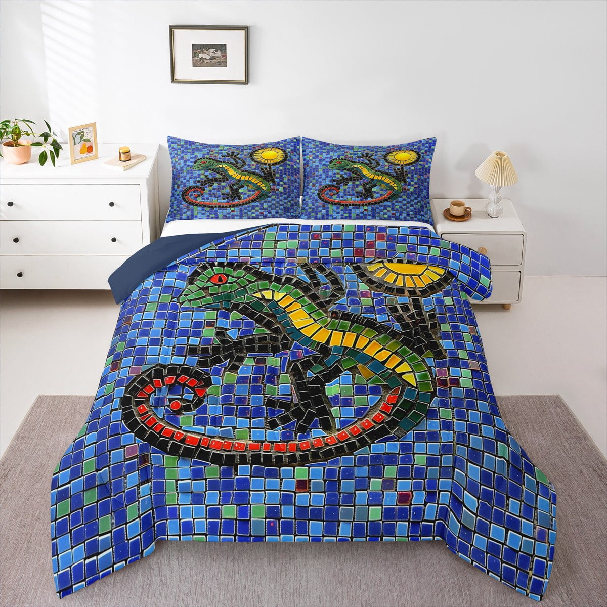 Click here for Manfei Funny Lizard Full Size Comforter Sets  Wild... prices